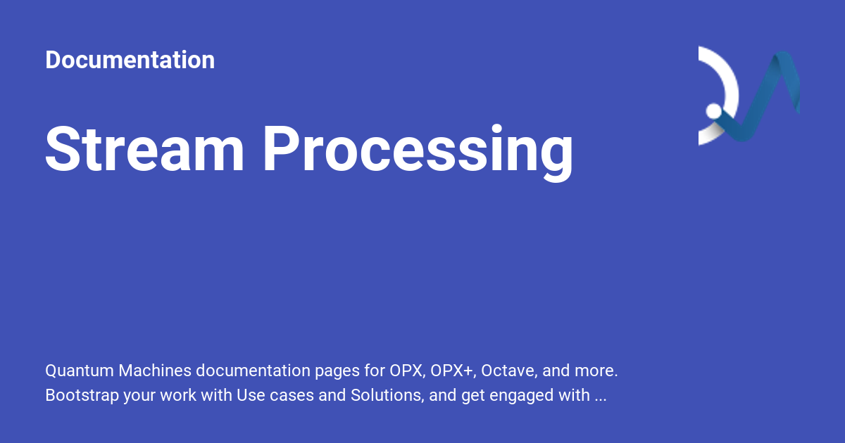 Stream Processing - Documentation