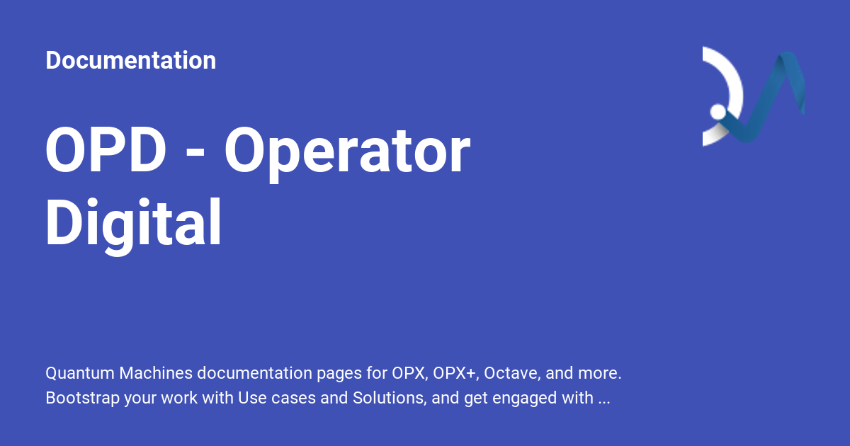 OPD - Operator Digital - Documentation